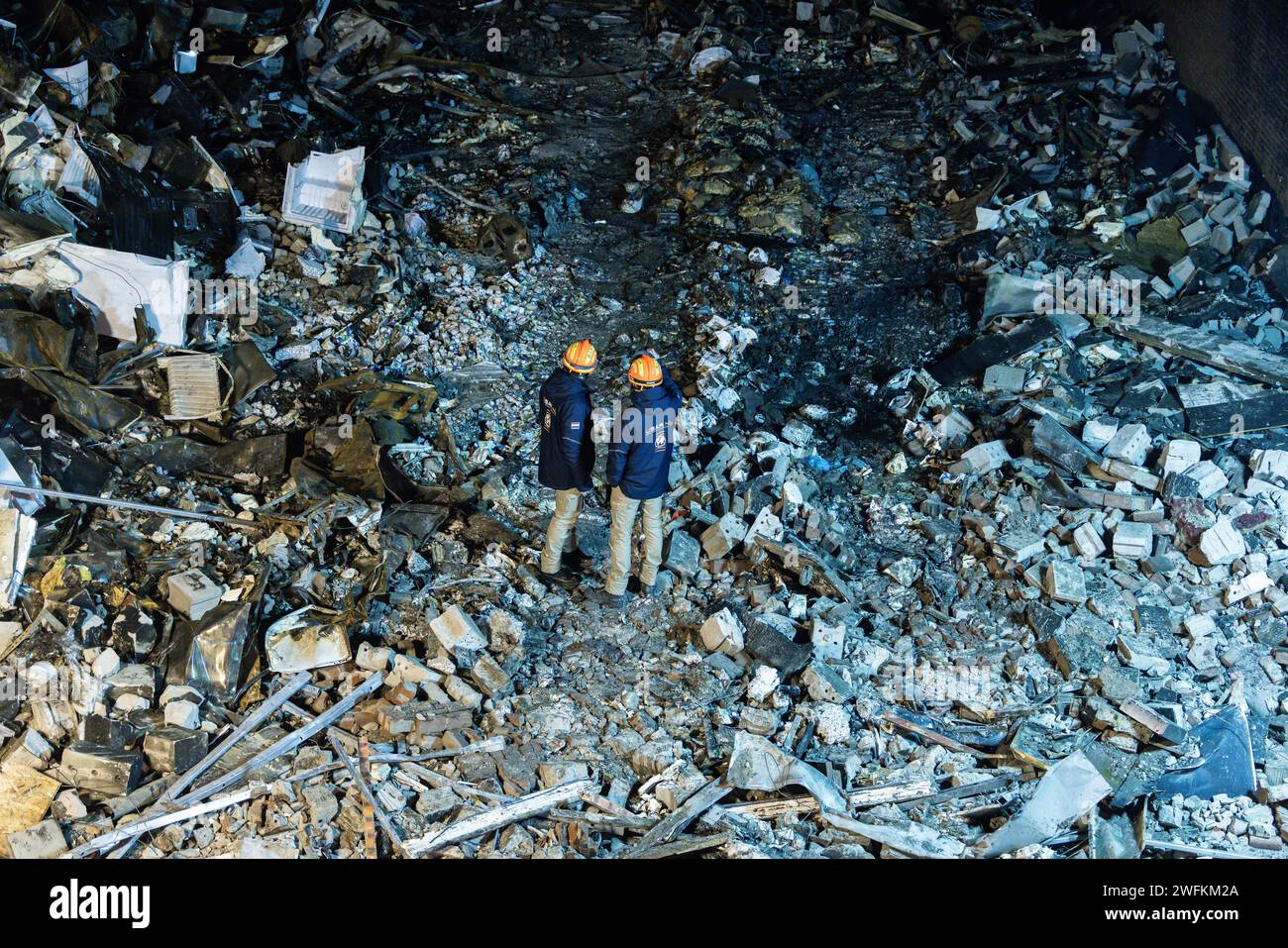 ROTTERDAM - USAR (Urban Search and Rescue) at the scene of the ...