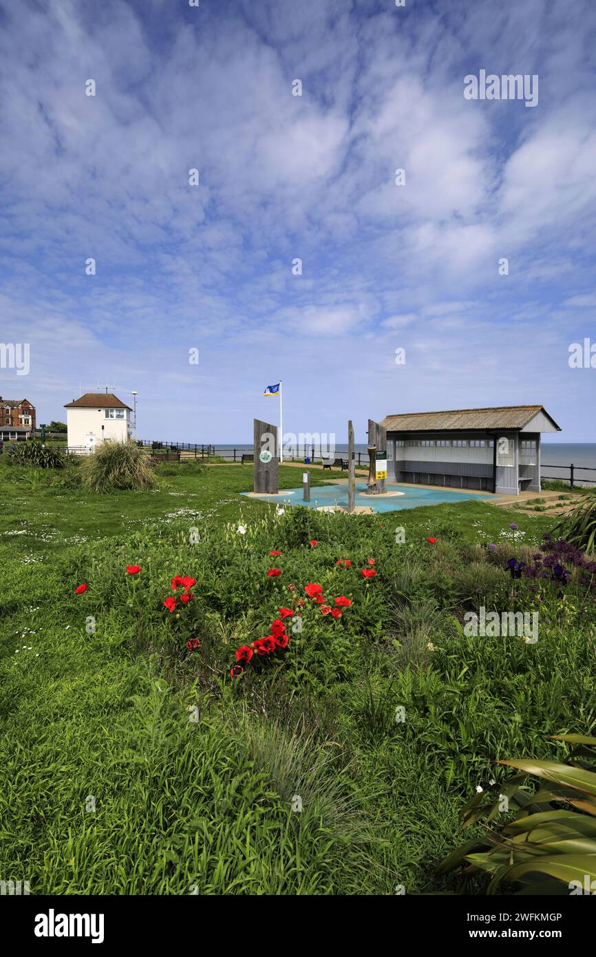 The gardens and Maritime Museum at Mundesley village, North Norfolk ...