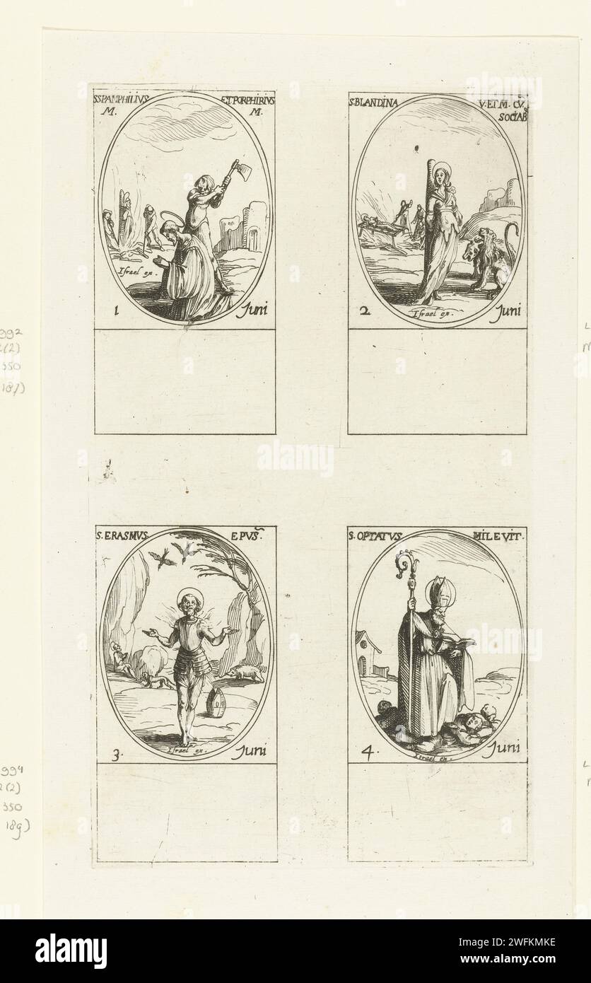 Holy Pamphilus and Saint Porphyrius of Caesarea, Saint Bandina and ...