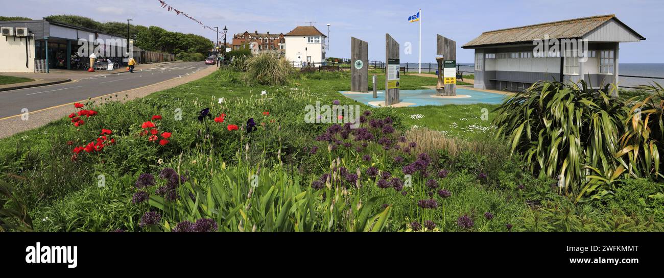 The gardens and Maritime Museum at Mundesley village, North Norfolk ...