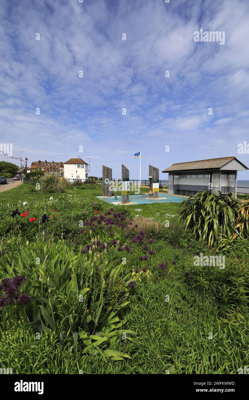 The gardens and Maritime Museum at Mundesley village, North Norfolk ...