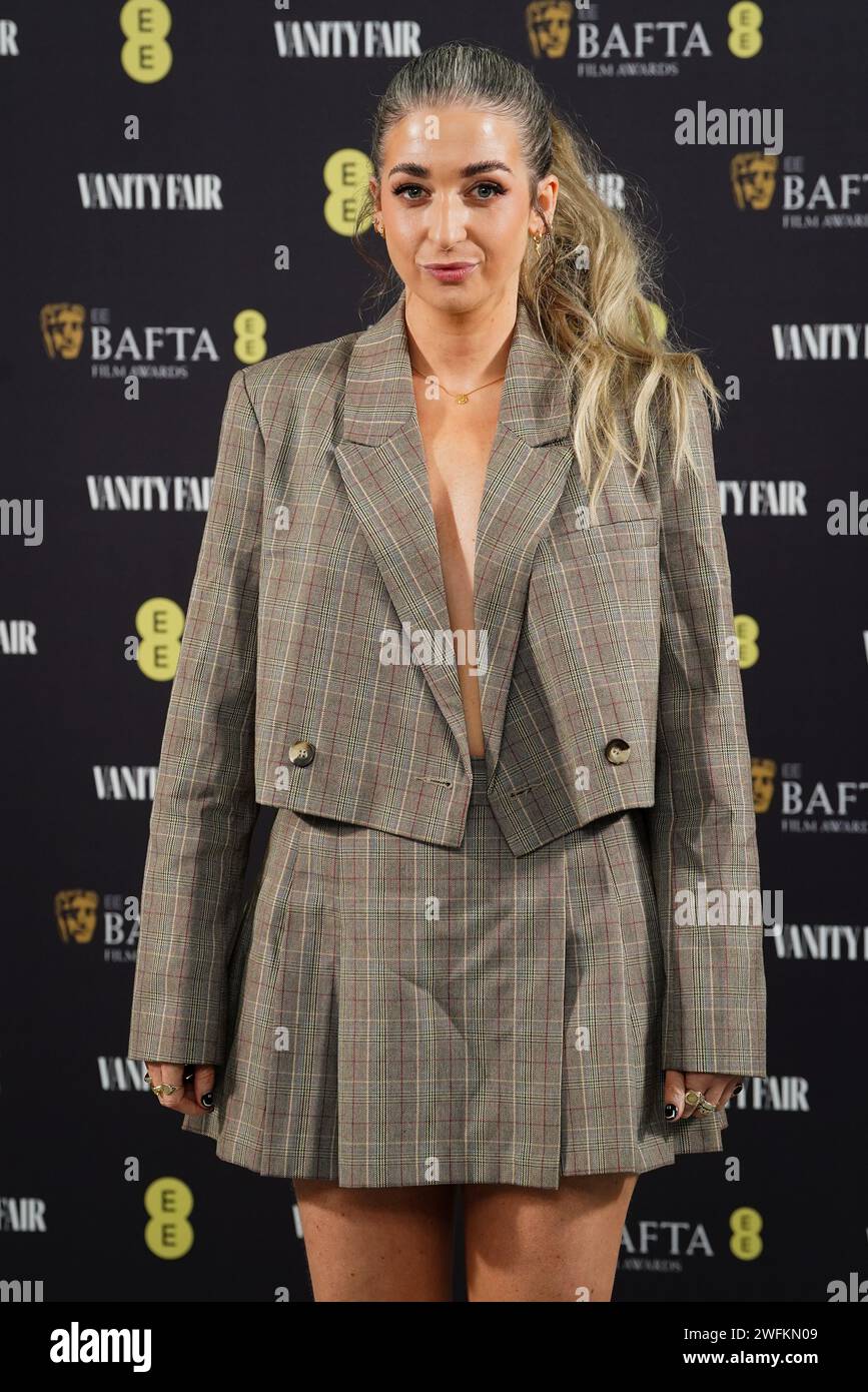 Harriet Rose attends the Vanity Fair EE Rising Star Party for the BAFTA ...