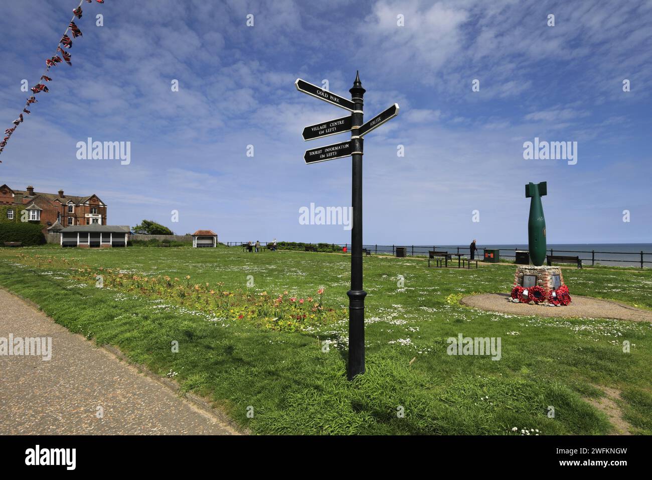 The gardens and Maritime Museum at Mundesley village, North Norfolk ...