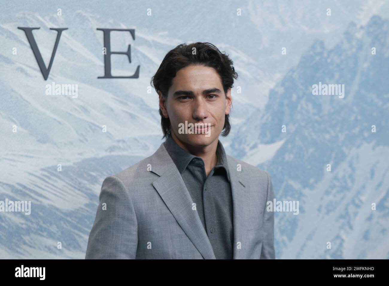 Madrid, Spain. 14th Dec, 2023. The Uruguayan actor, Enzo Vogrincic ...