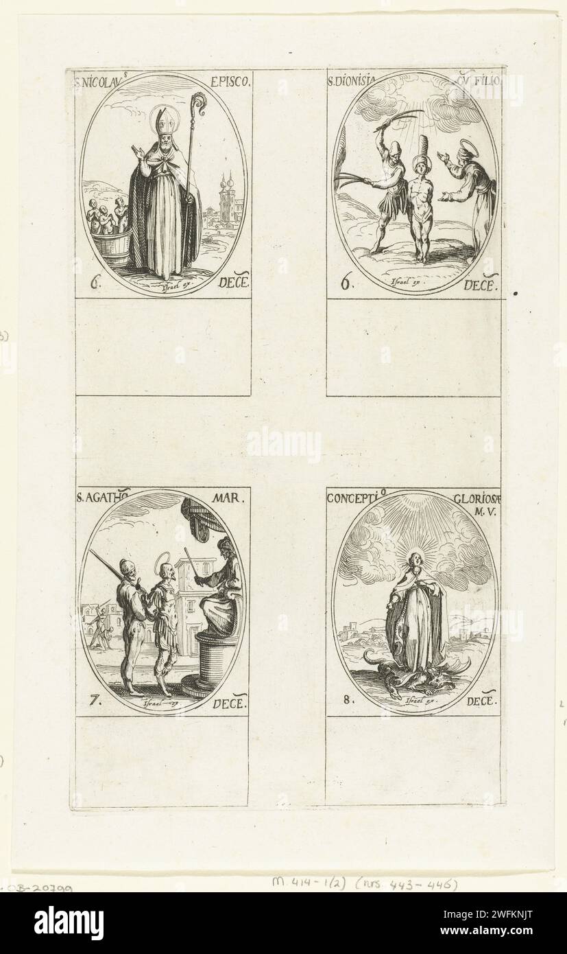Holy Nicolaas of Myra, Holy Dionysia and Saint Majorus of Africa, Saint ...