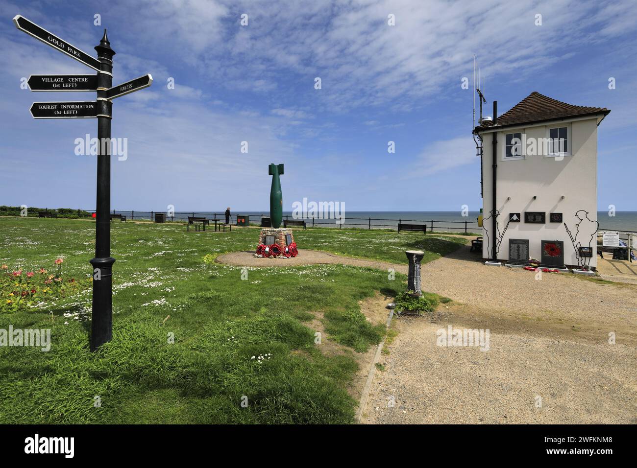 The gardens and Maritime Museum at Mundesley village, North Norfolk ...