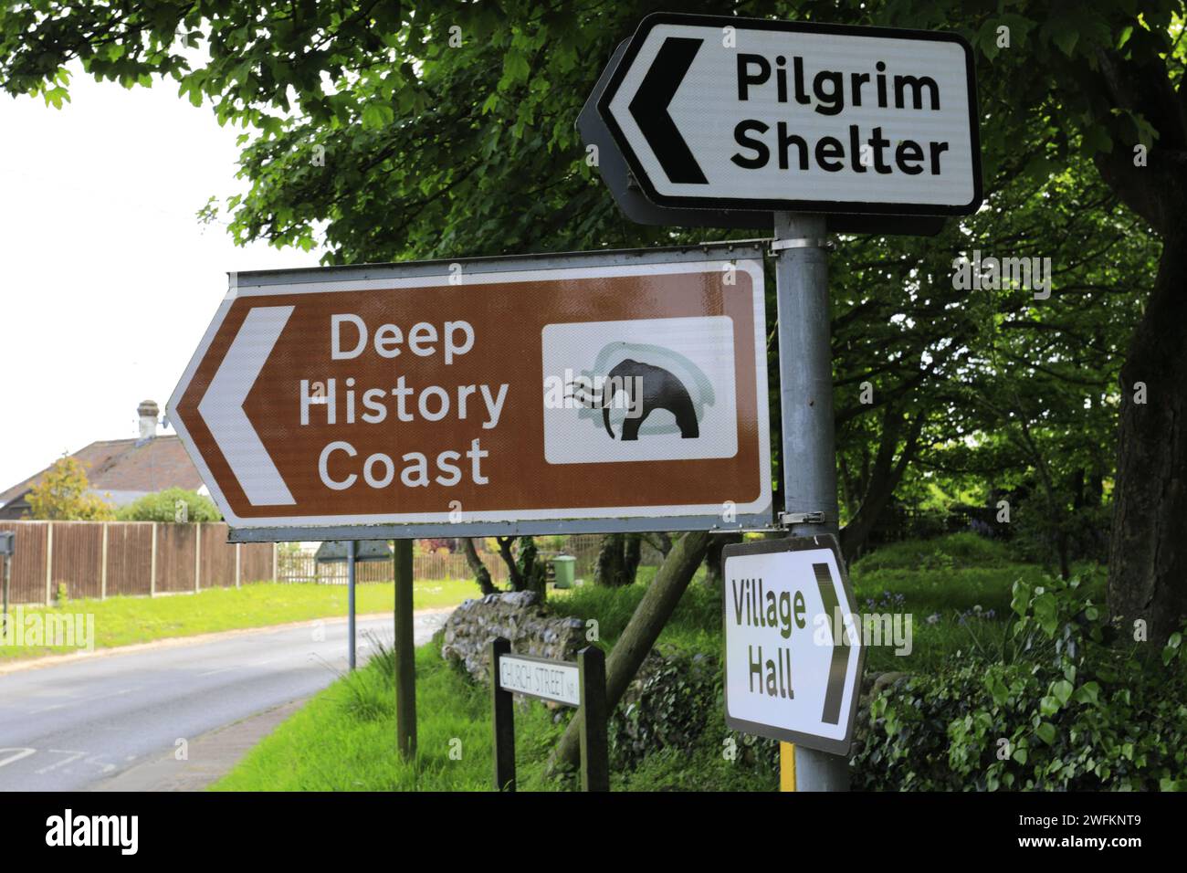 Deep History Coast, Trimingham village, Norfolk Broads National Park ...