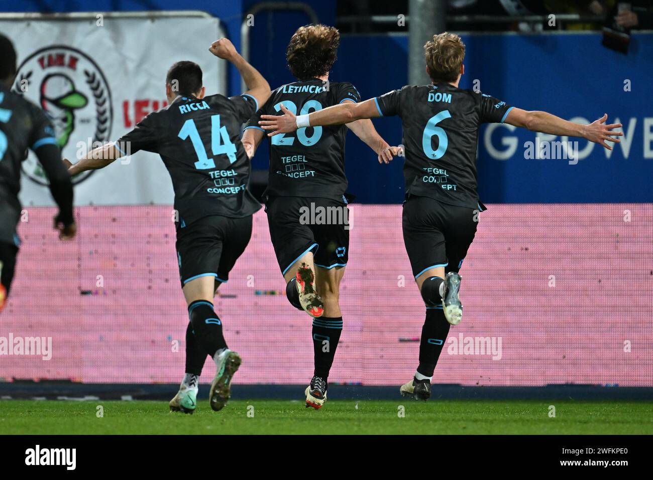 Leuven, Belgium. 31st Jan, 2024. Ewoud Pletinckx (28) of OHL ...