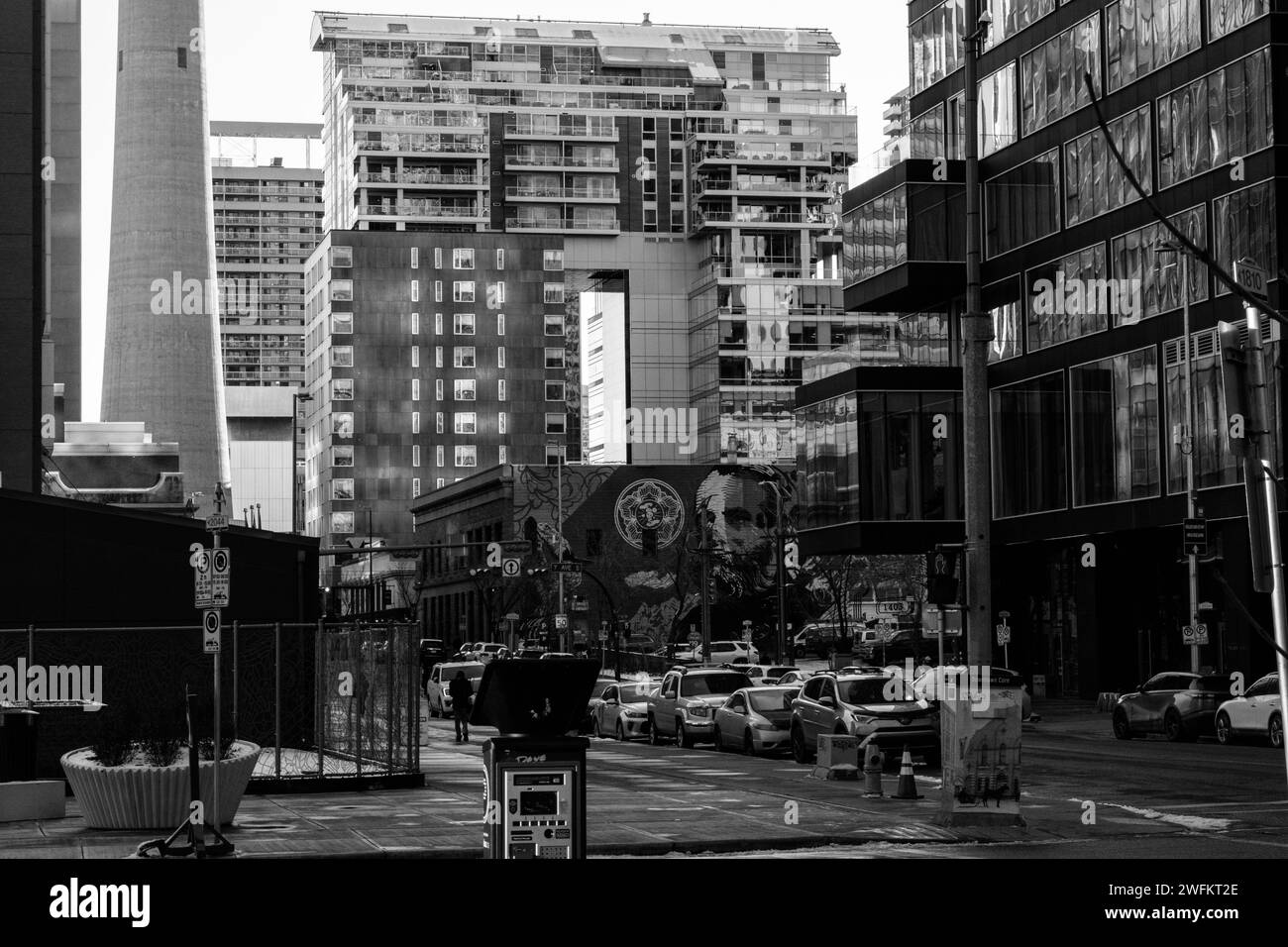 Calgary street scene hi-res stock photography and images - Alamy