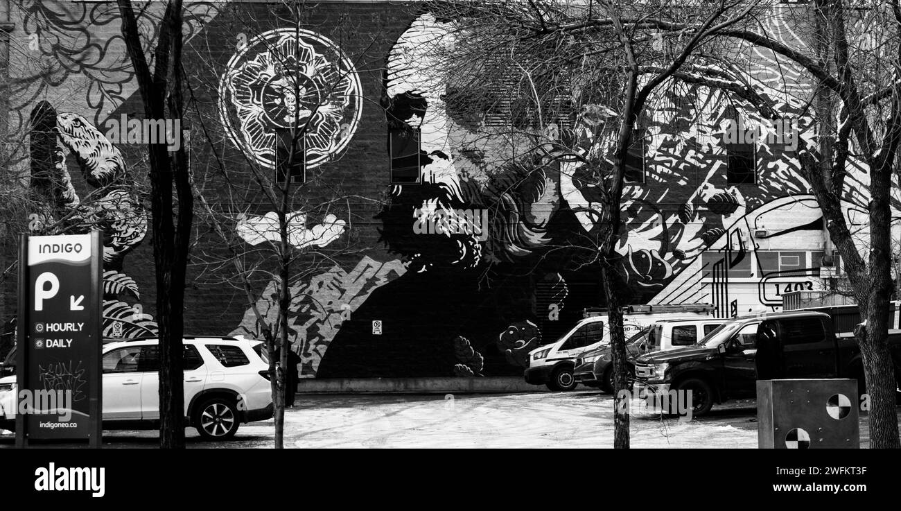 Calgary black and white hi-res stock photography and images - Alamy