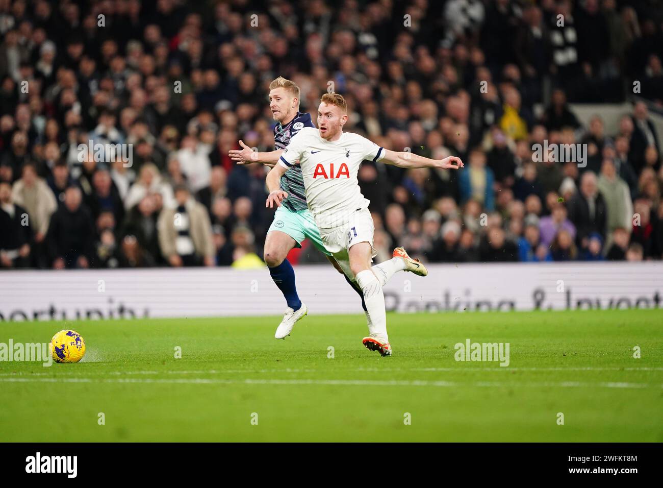 during the Premier League match at Tottenham Hotspur Stadium, London ...