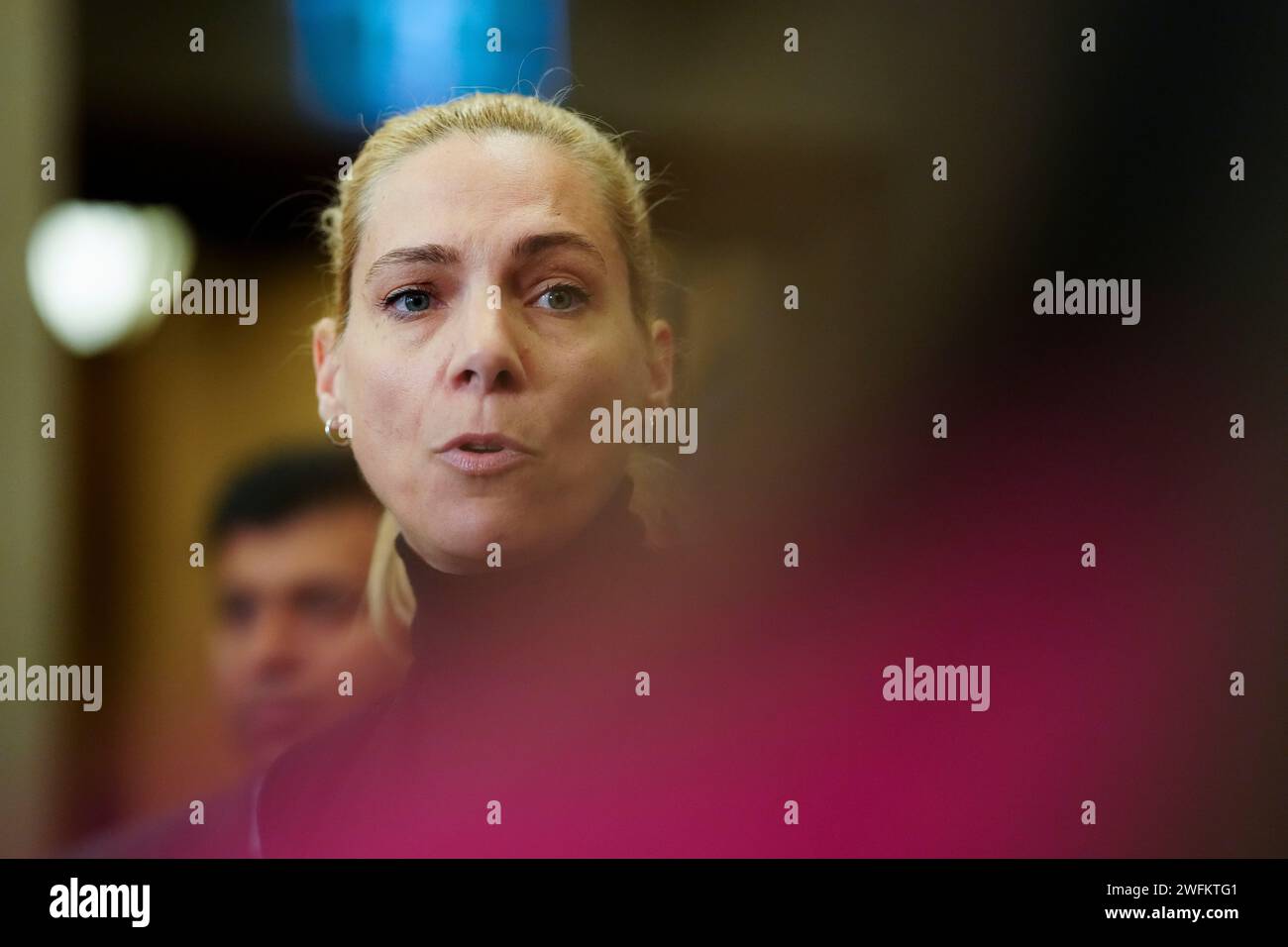 Ottawa, Can. 31st Jan, 2024. Canadian Heritage Minister Pascale St-Onge ...