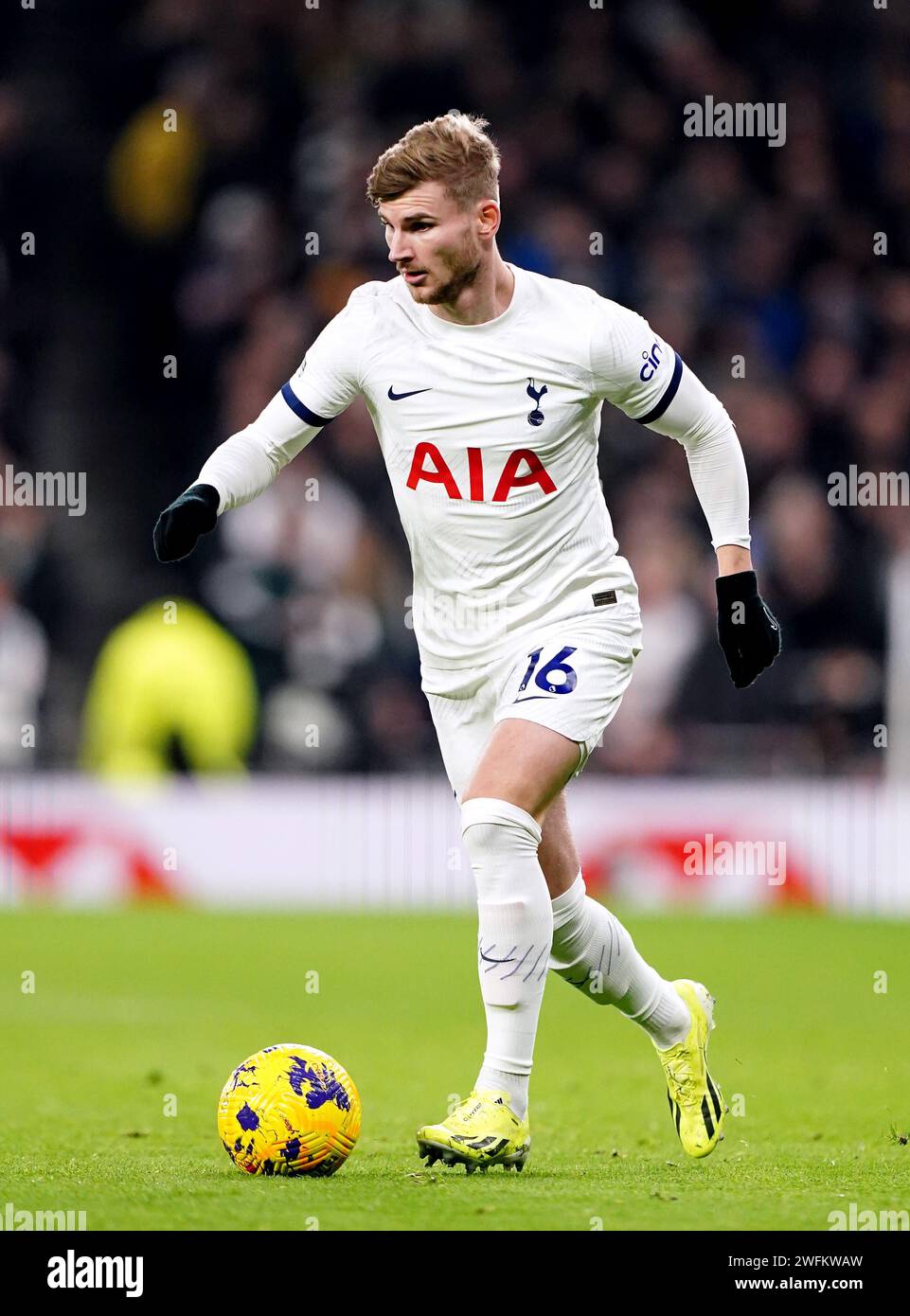 Tottenham Hotspur's Timo Werner during the Premier League match at ...