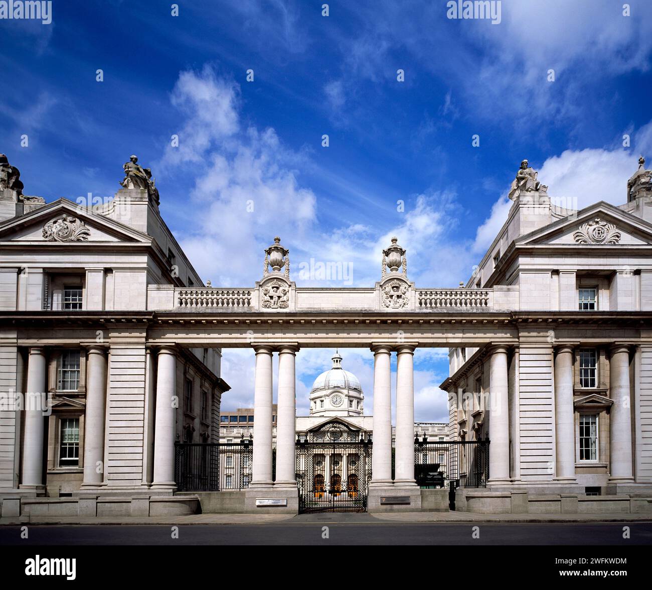 The Dial Parliment Buildings Dublin Ireland Stock Photo - Alamy