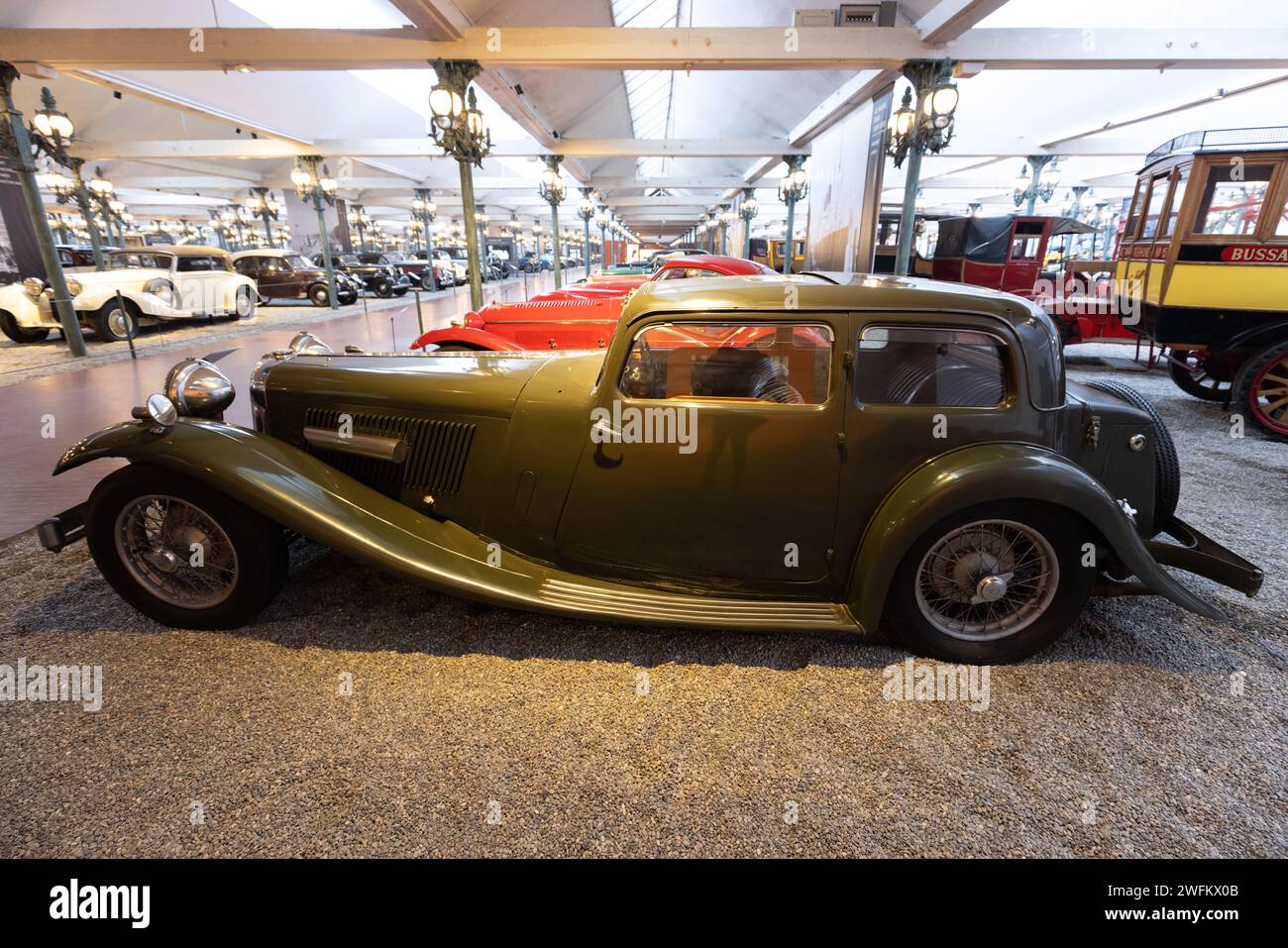 Vintage car collection in Musée National de l'Automobile, Collection ...