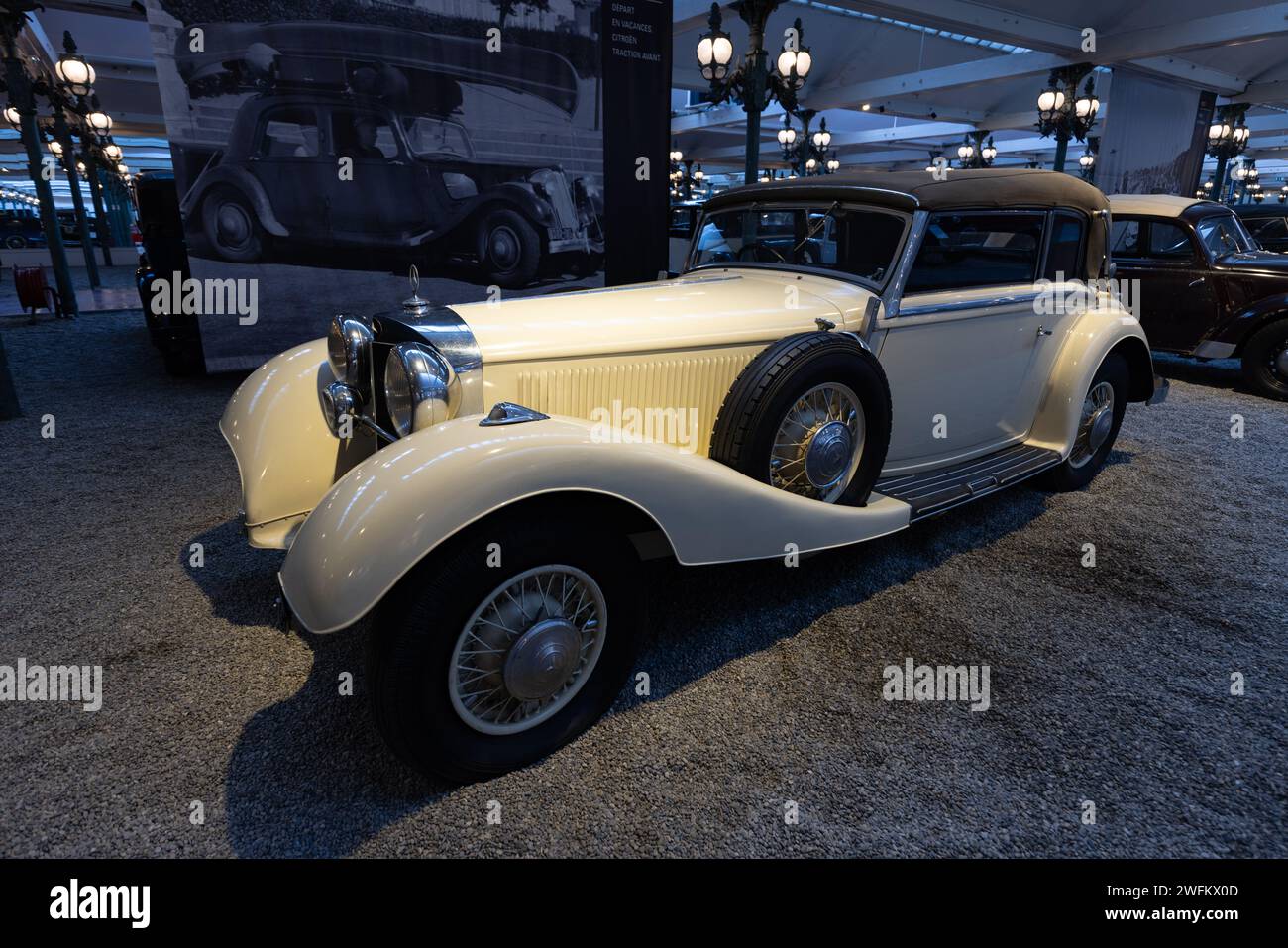Vintage car collection in Musée National de l'Automobile, Collection ...