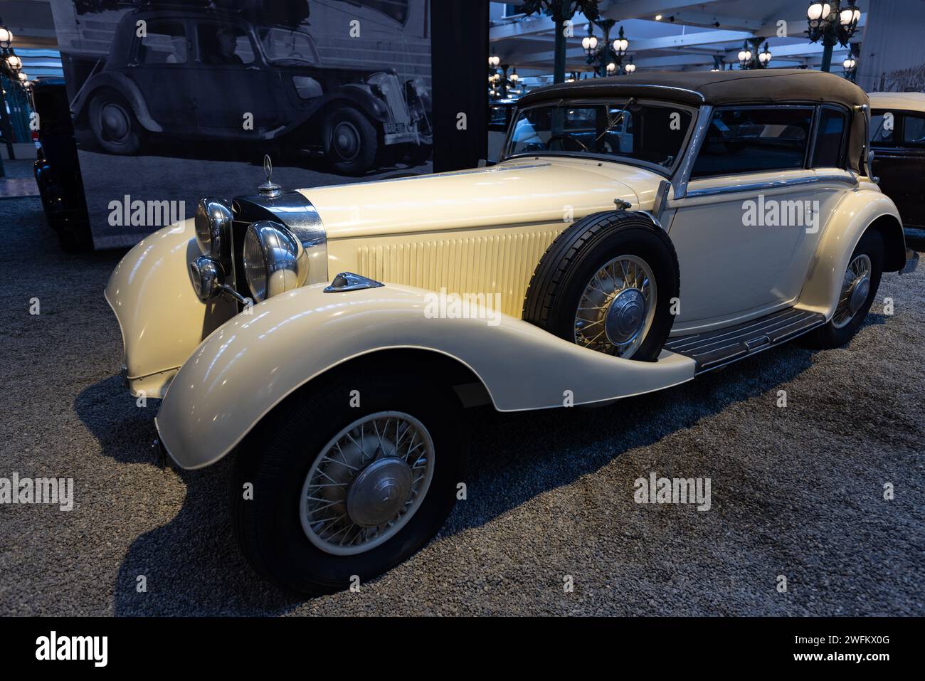 Vintage car collection in Musée National de l'Automobile, Collection ...