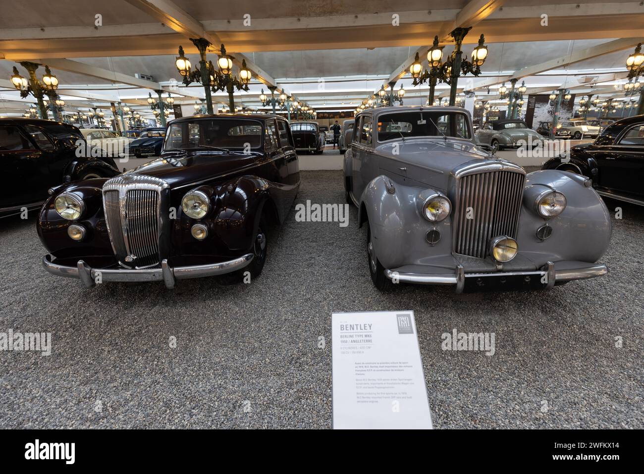 Vintage car collection in Musée National de l'Automobile, Collection ...