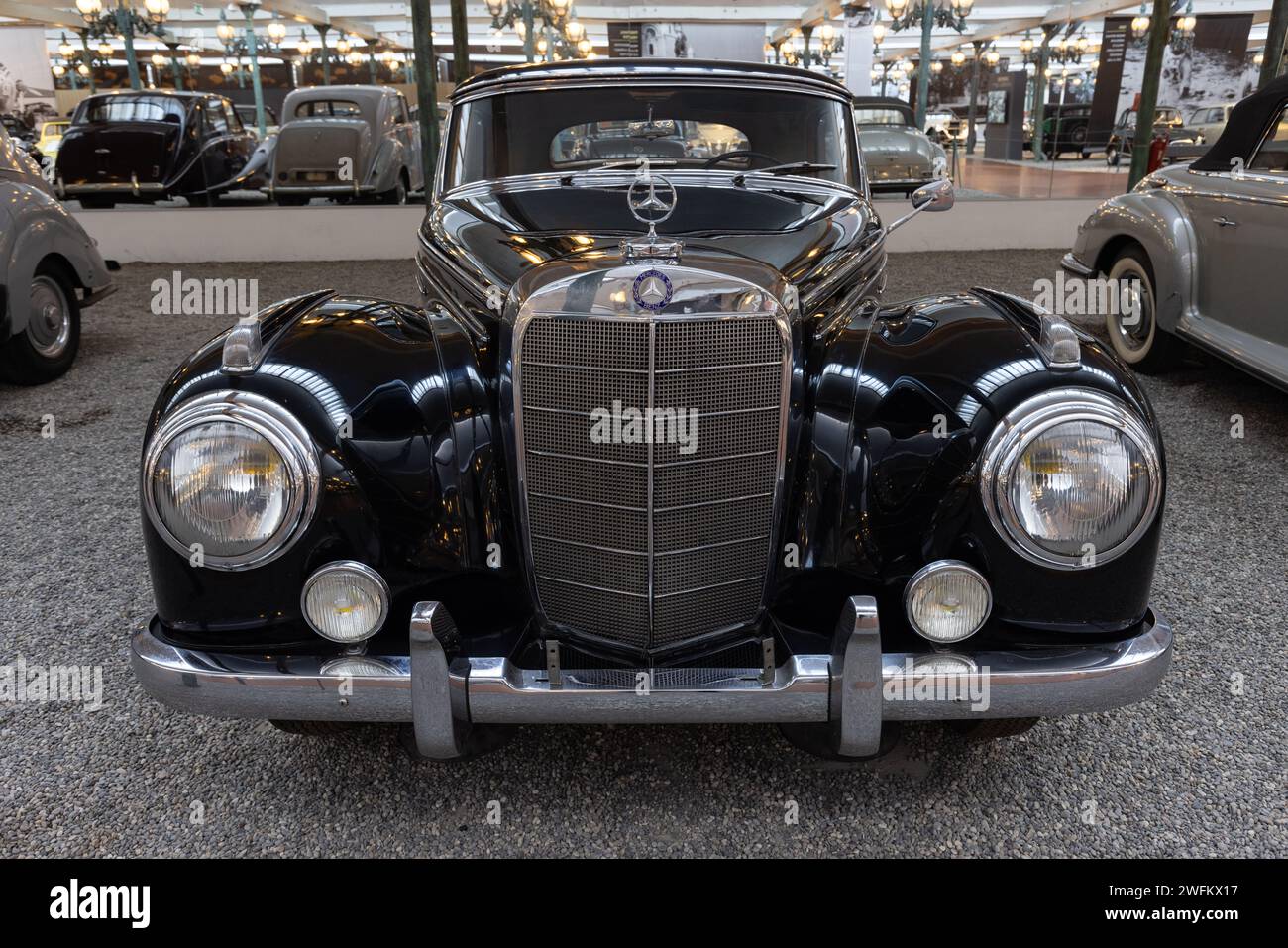 Vintage car collection in Musée National de l'Automobile, Collection ...