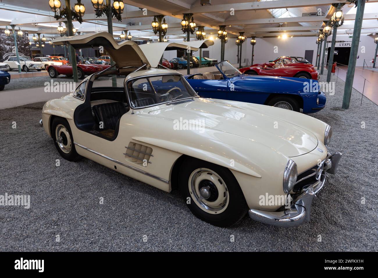 Vintage car collection in Musée National de l'Automobile, Collection ...