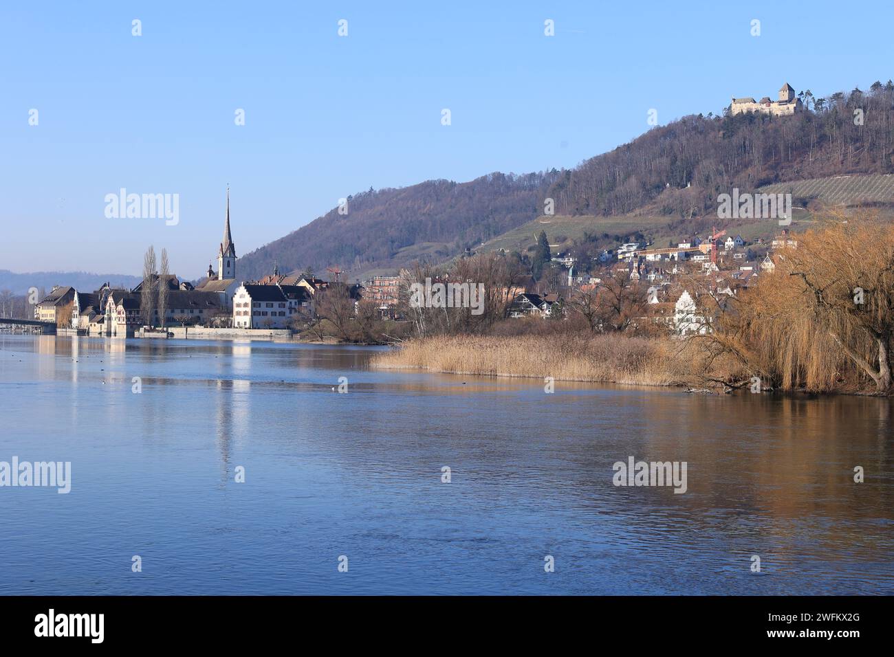 Impressionen von der Insel Werd am Untersee des Bodesees in der Schweiz ...