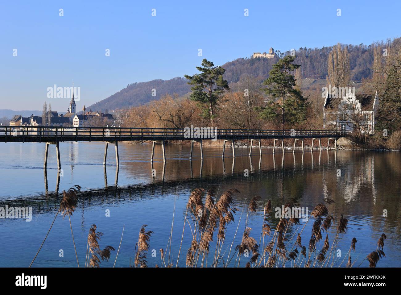 Impressionen von der Insel Werd am Untersee des Bodesees in der Schweiz ...