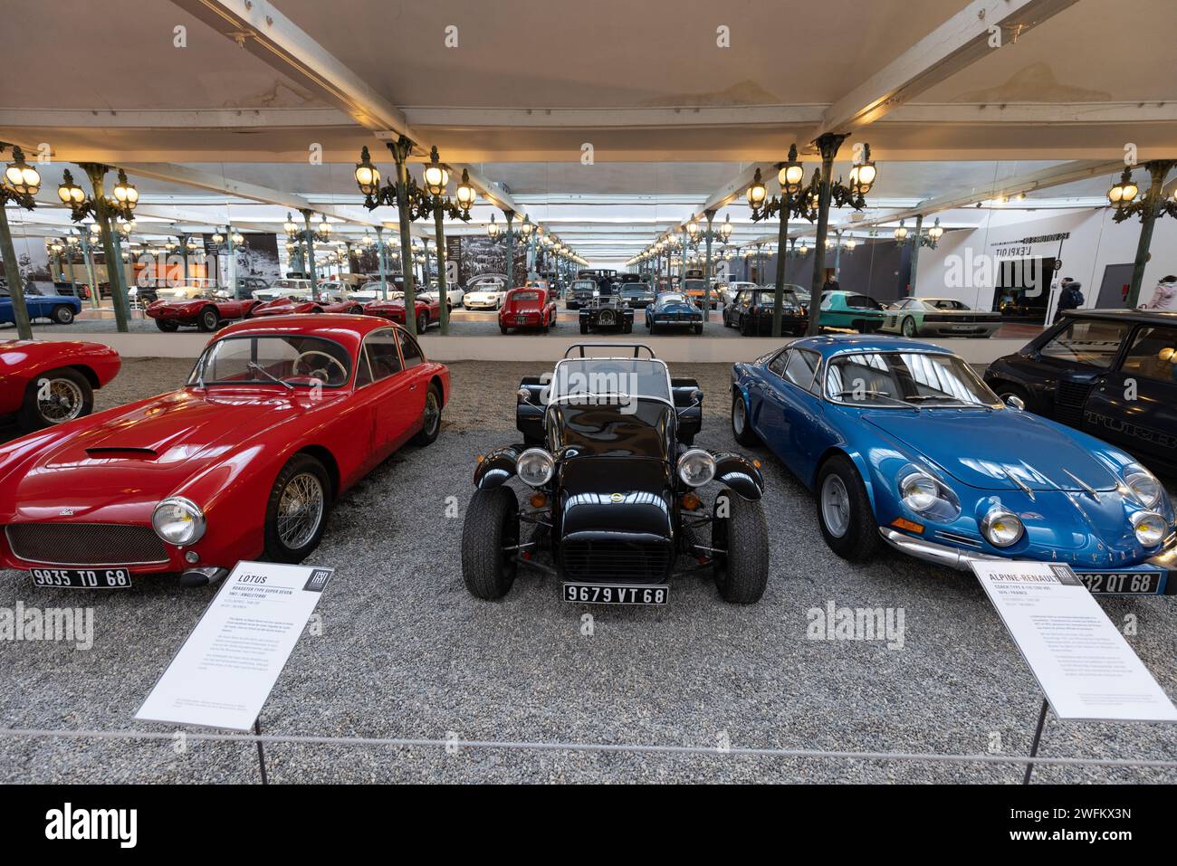 Vintage car collection in Musée National de l'Automobile, Collection ...