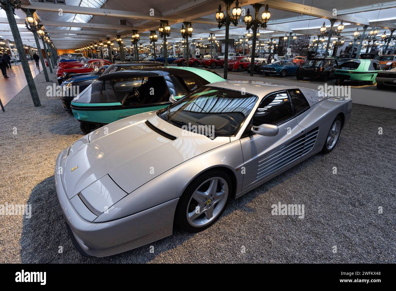 Vintage car collection in Musée National de l'Automobile, Collection ...