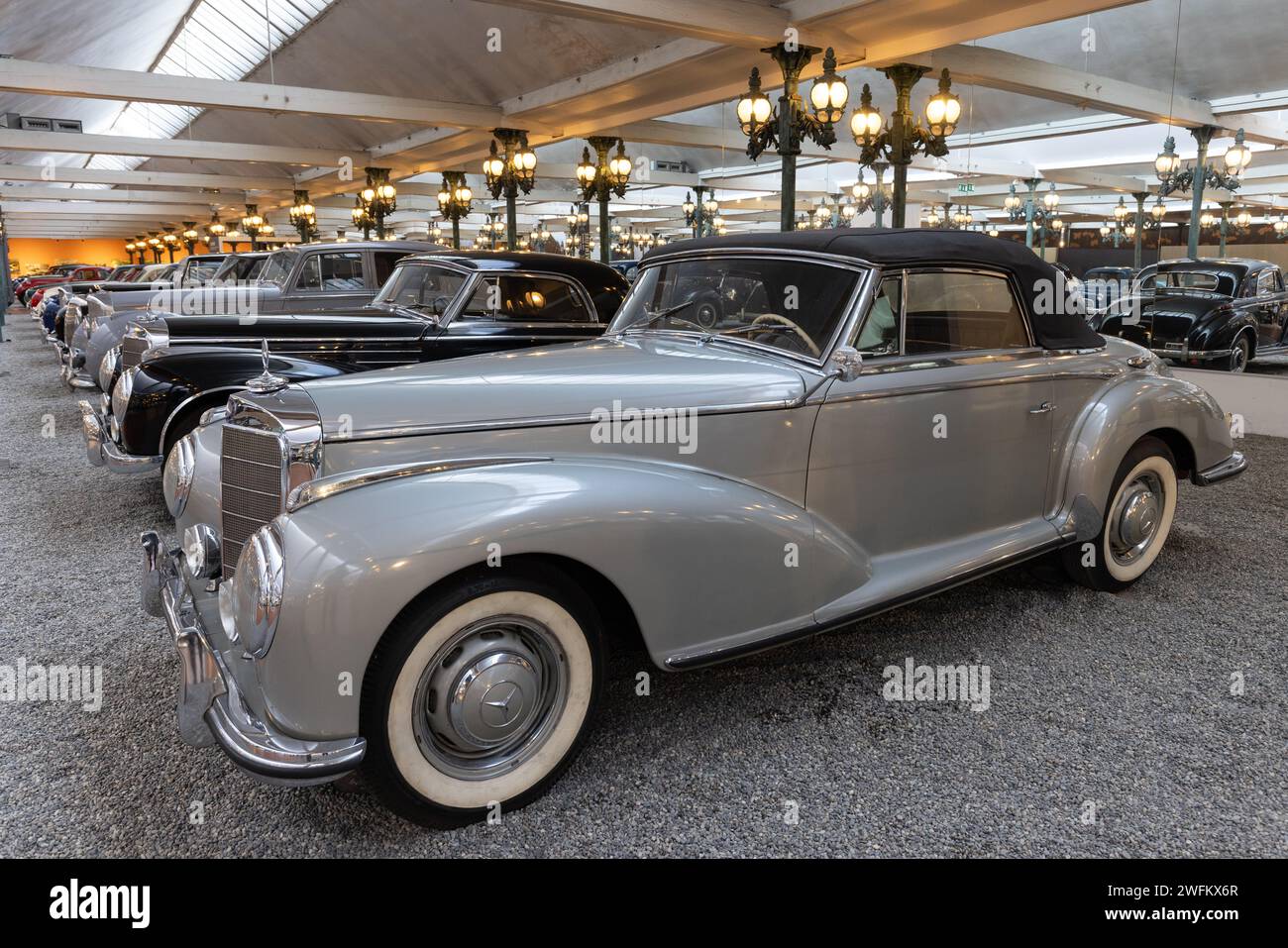 Vintage car collection in Musée National de l'Automobile, Collection ...