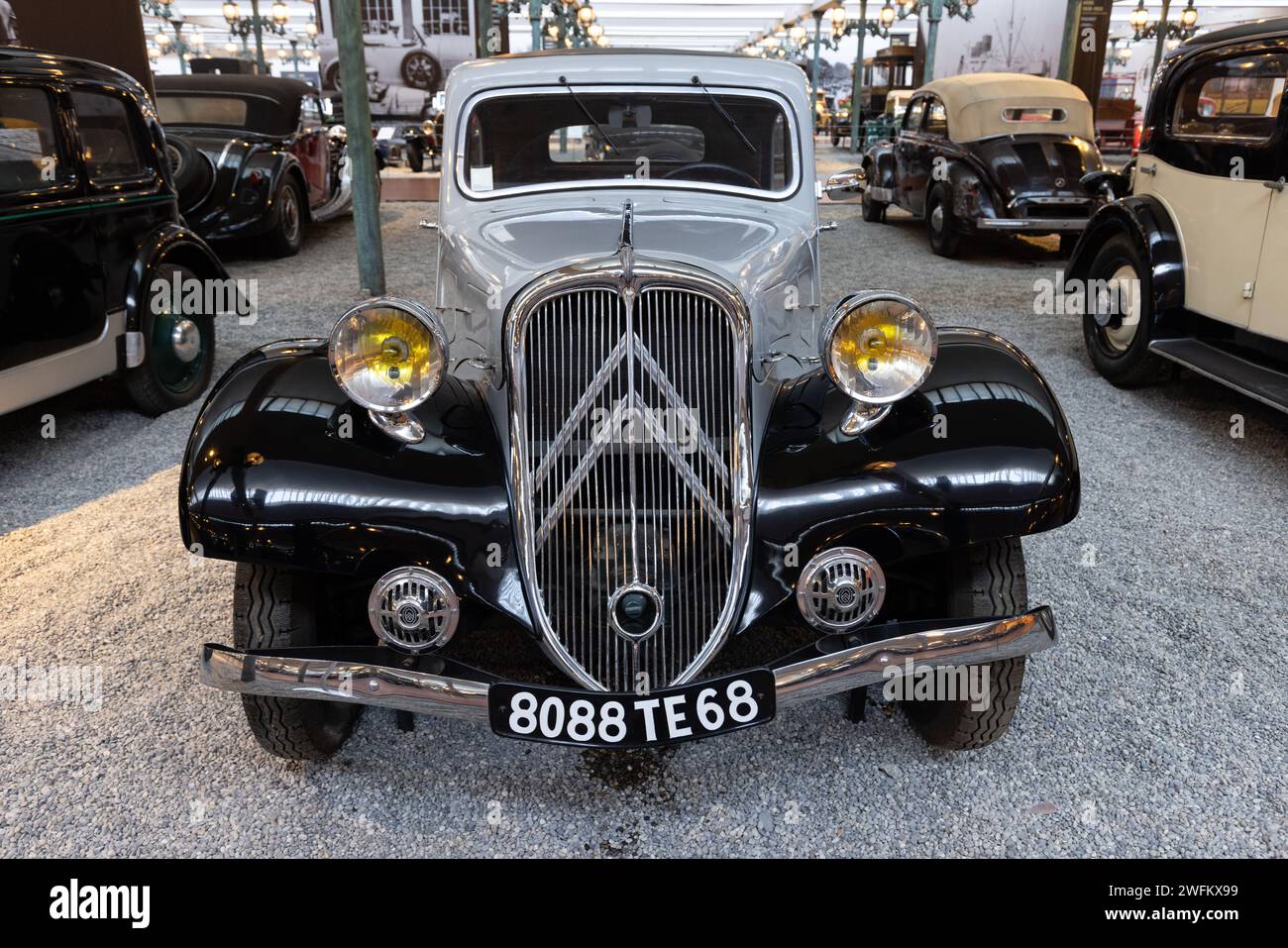 Vintage car collection in Musée National de l'Automobile, Collection ...