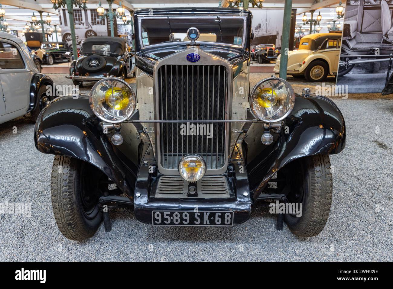Vintage car collection in Musée National de l'Automobile, Collection ...