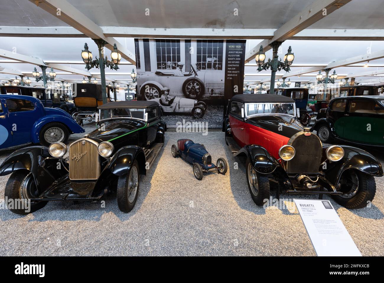 Vintage car collection in Musée National de l'Automobile, Collection ...