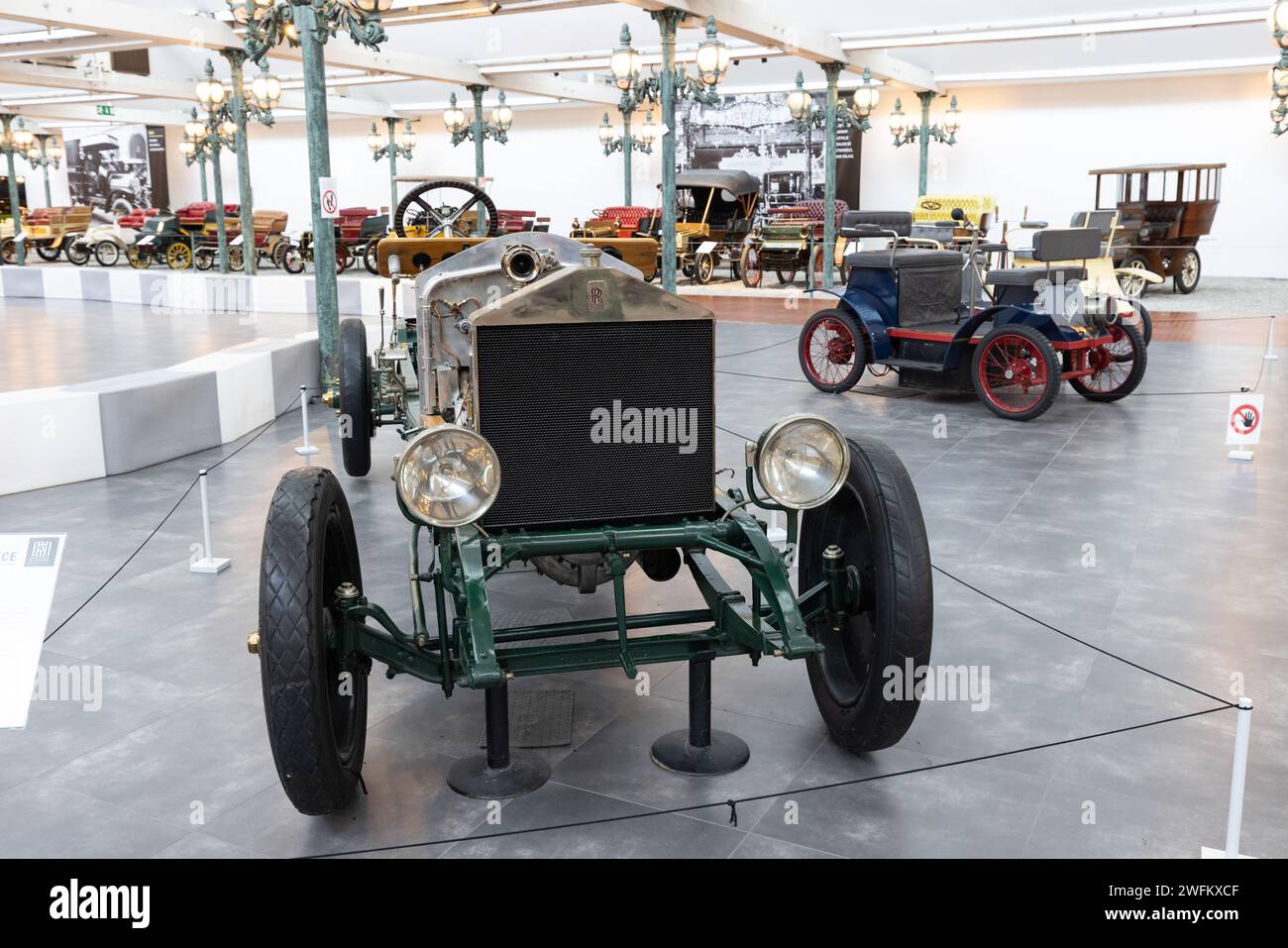 Vintage car collection in Musée National de l'Automobile, Collection ...