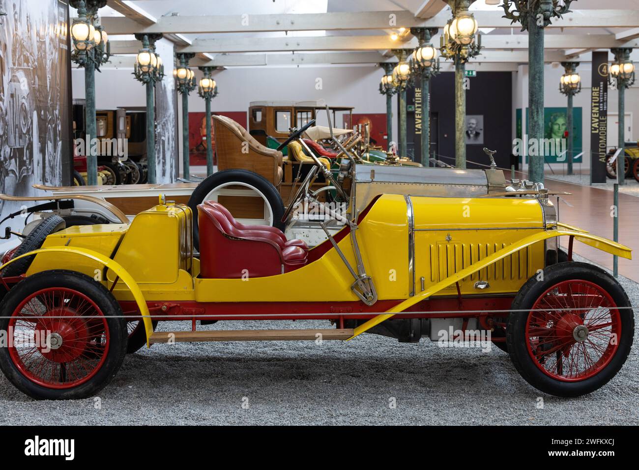 Vintage car collection in Musée National de l'Automobile, Collection ...
