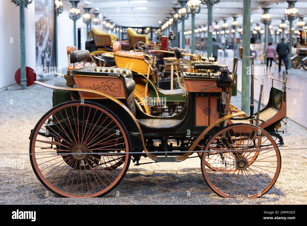 Vintage car collection in Musée National de l'Automobile, Collection ...