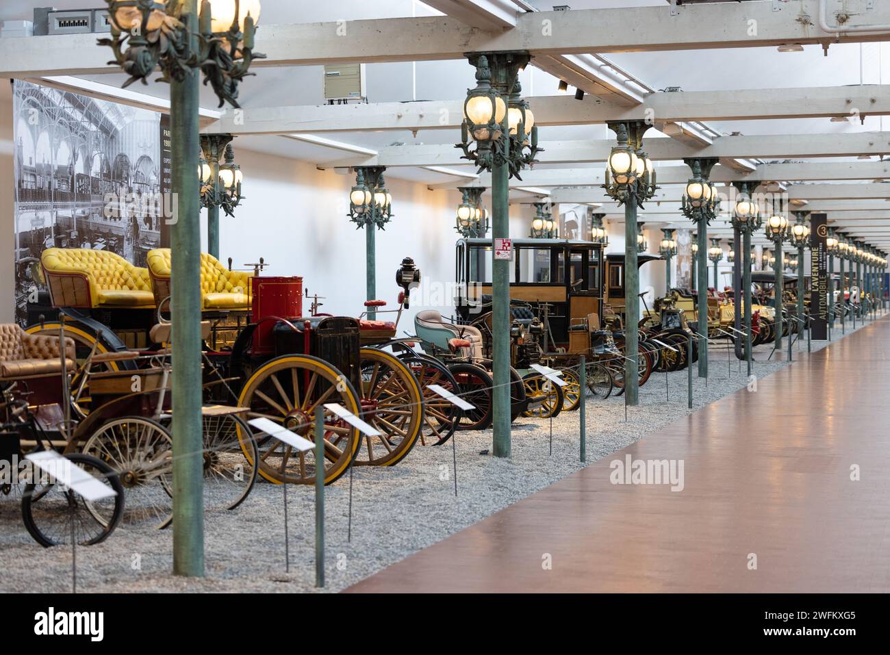 Vintage car collection in Musée National de l'Automobile, Collection ...