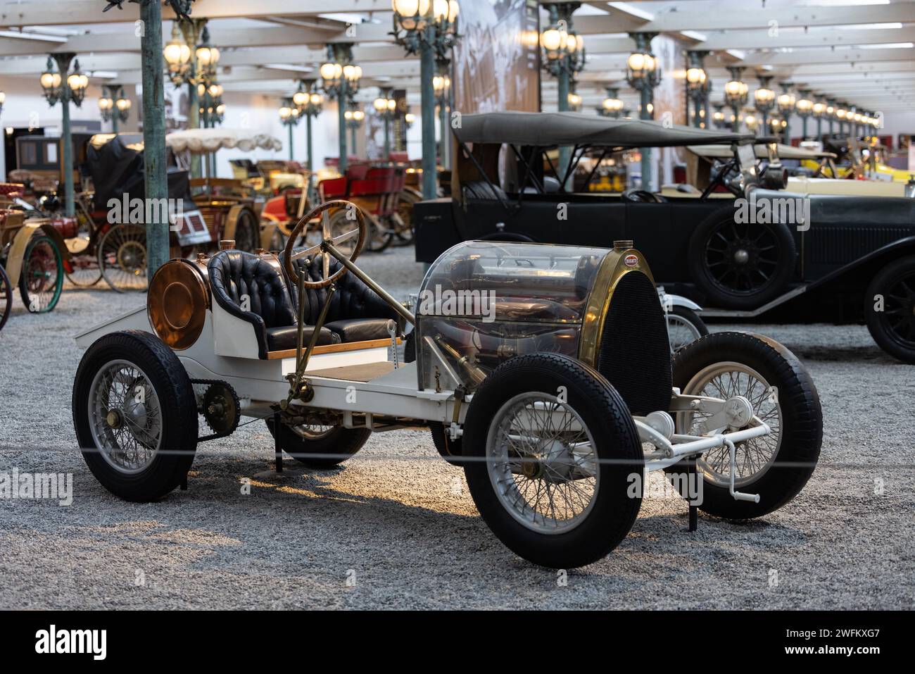 Vintage car collection in Musée National de l'Automobile, Collection ...