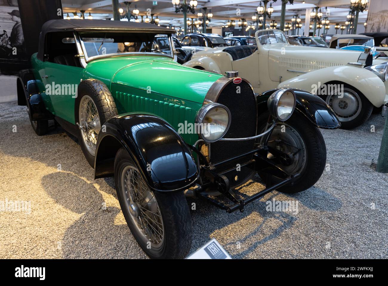 Vintage car collection in Musée National de l'Automobile, Collection ...