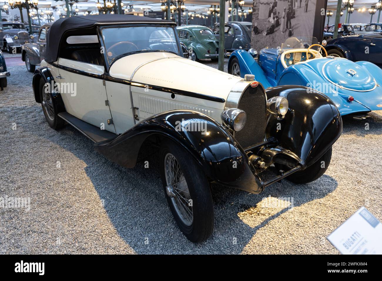 Vintage car collection in Musée National de l'Automobile, Collection ...