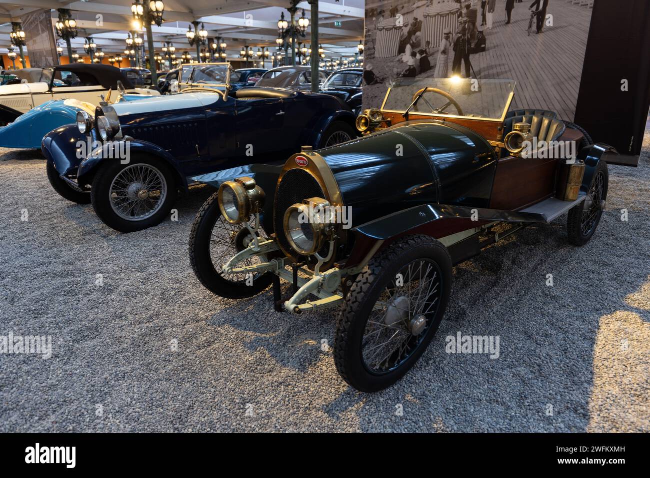 Vintage car collection in Musée National de l'Automobile, Collection ...