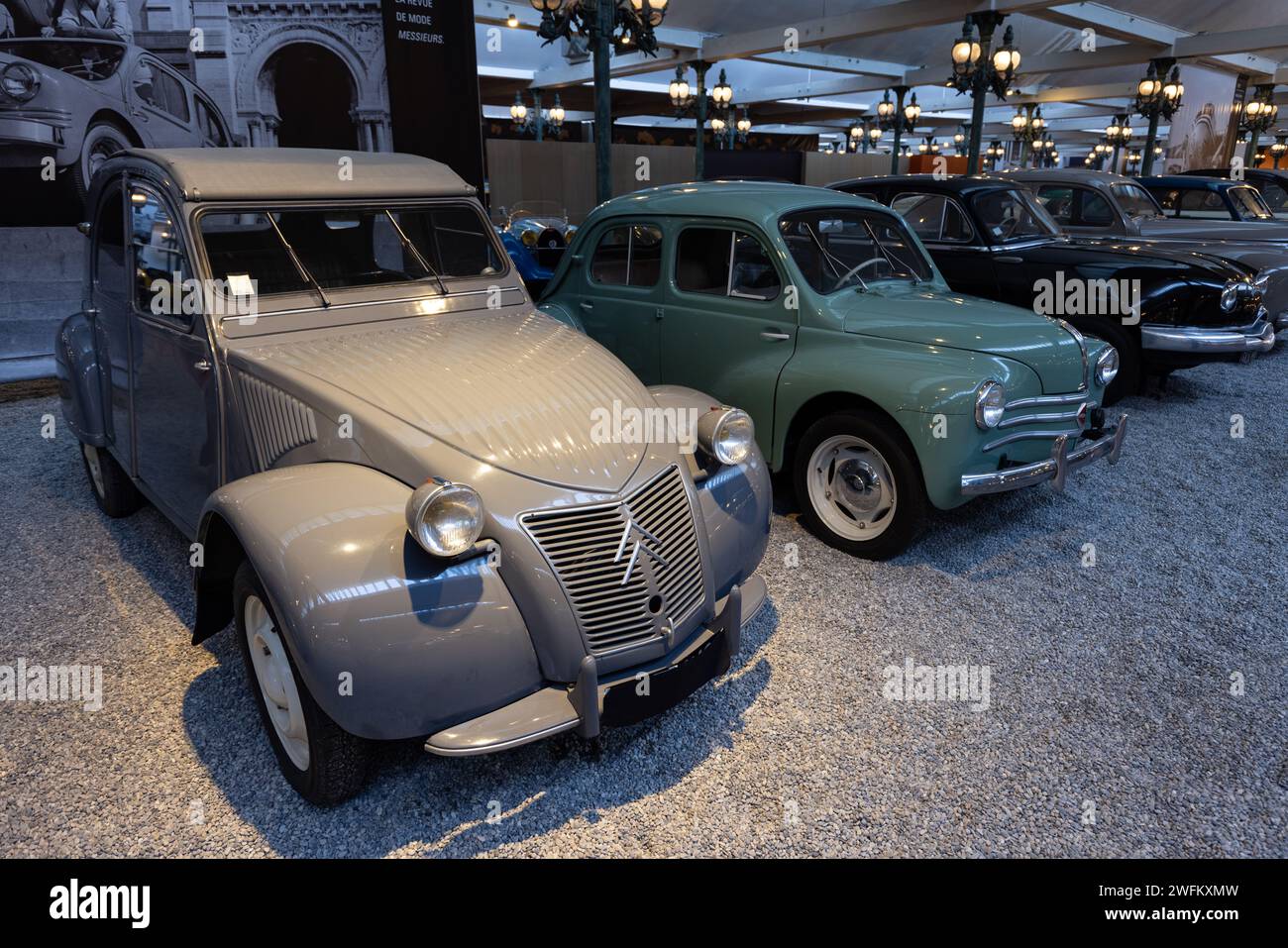 Vintage car collection in Musée National de l'Automobile, Collection ...