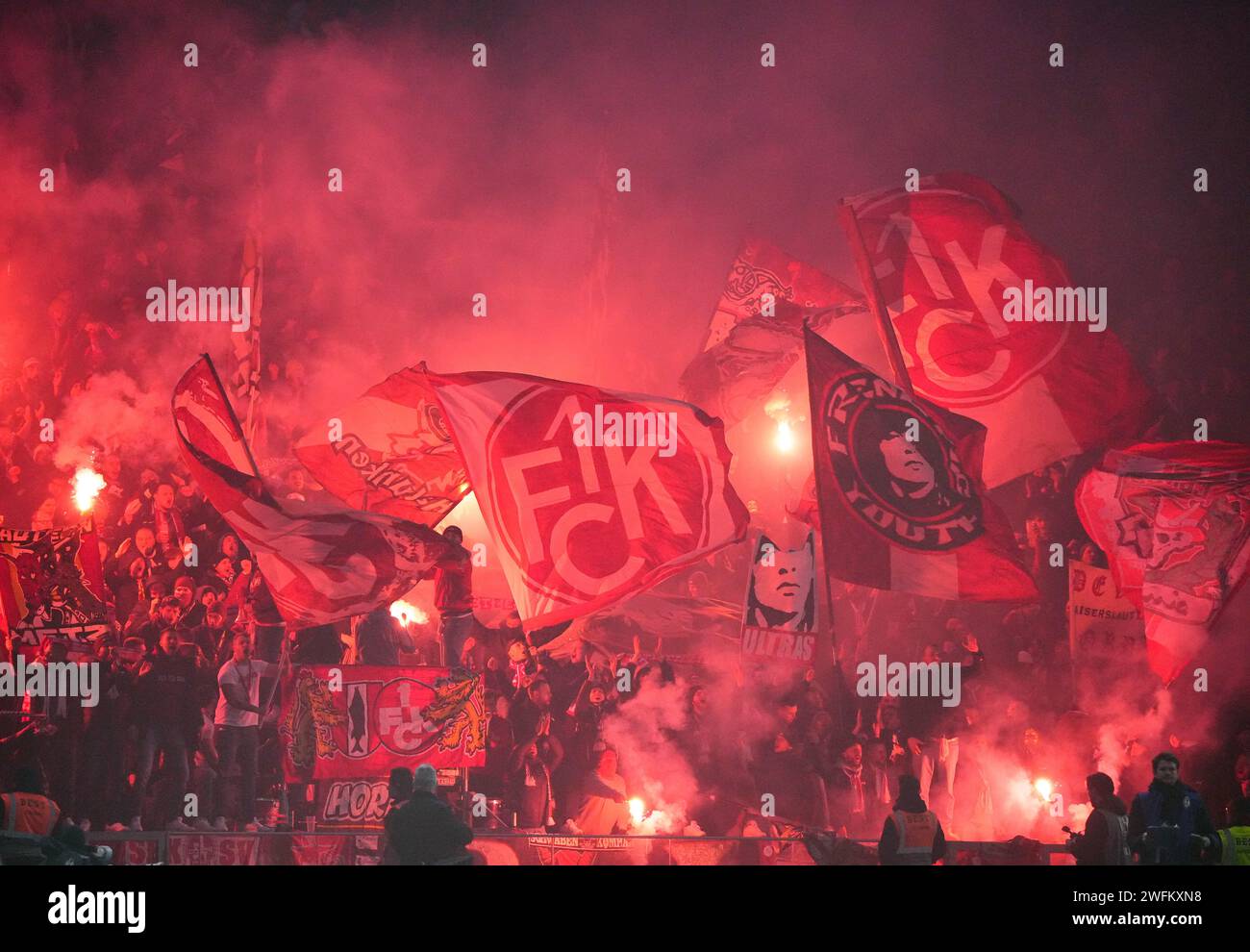 Berlin, Germany. 31st Jan, 2024. Soccer: DFB Cup, Hertha BSC - 1. FC ...