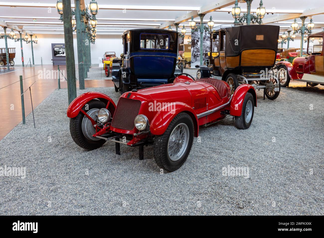 Vintage car collection in Musée National de l'Automobile, Collection ...