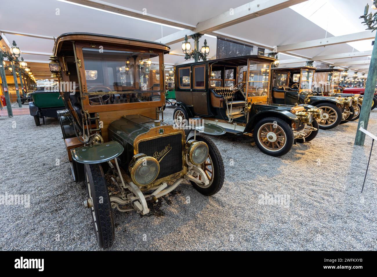 Vintage car collection in Musée National de l'Automobile, Collection ...
