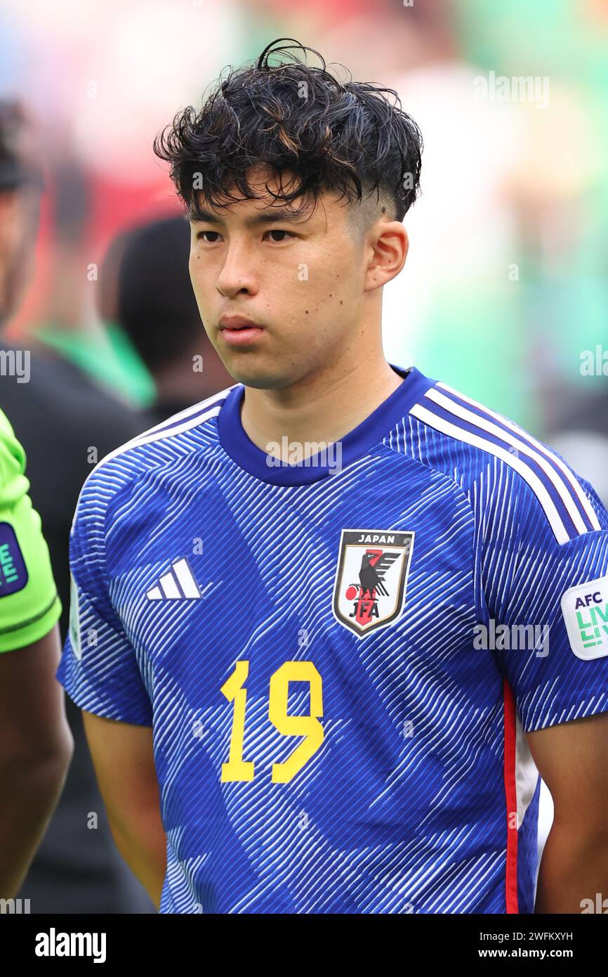 Doha, Qatar. 31st Jan, 2024. Yuta Nakayama (JPN) Football/Soccer : AFC Asian Cup Qatar 2023 ...