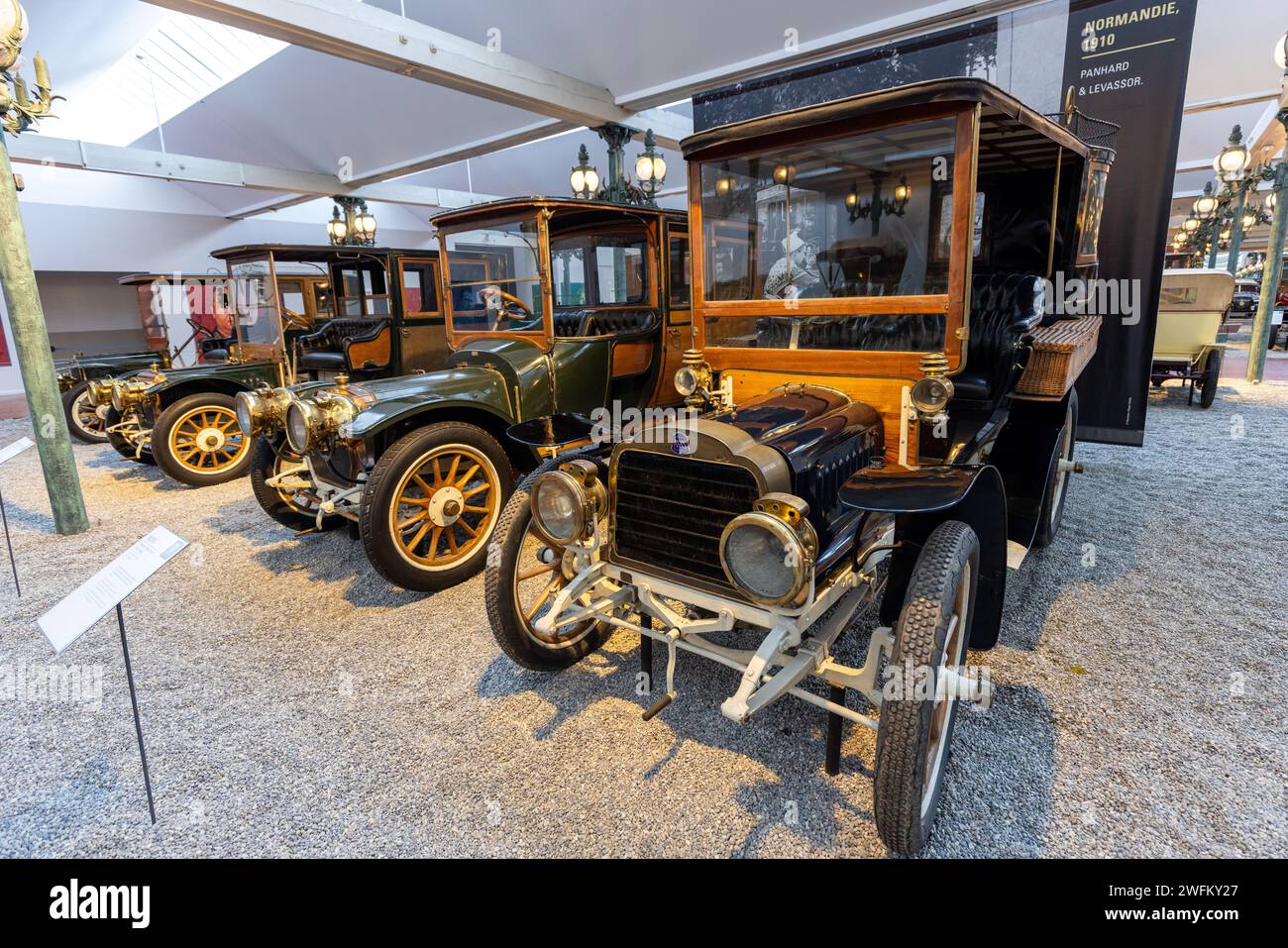 Vintage car collection in Musée National de l'Automobile, Collection ...