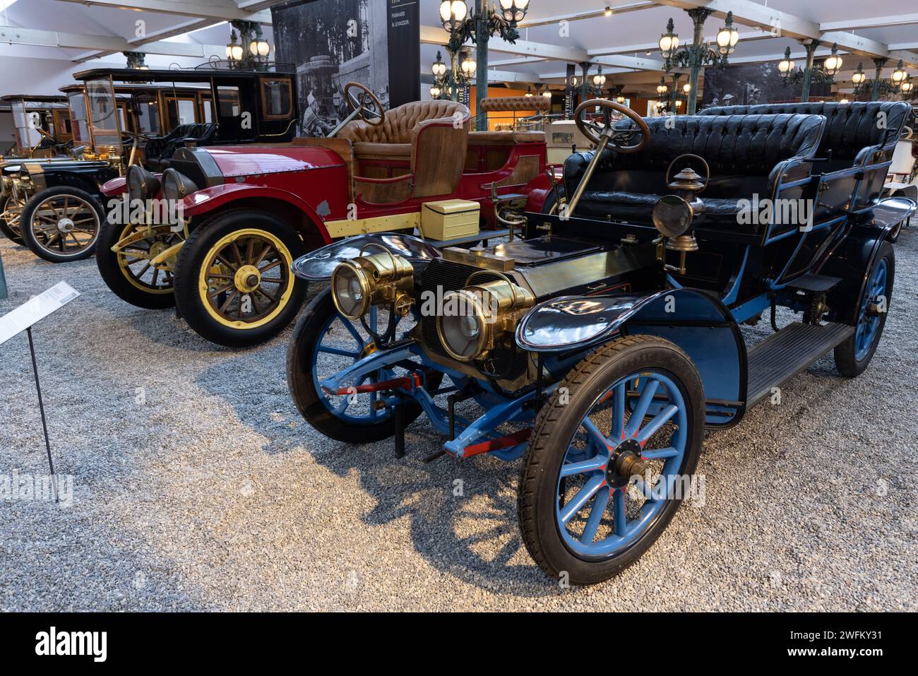 Vintage car collection in Musée National de l'Automobile, Collection ...