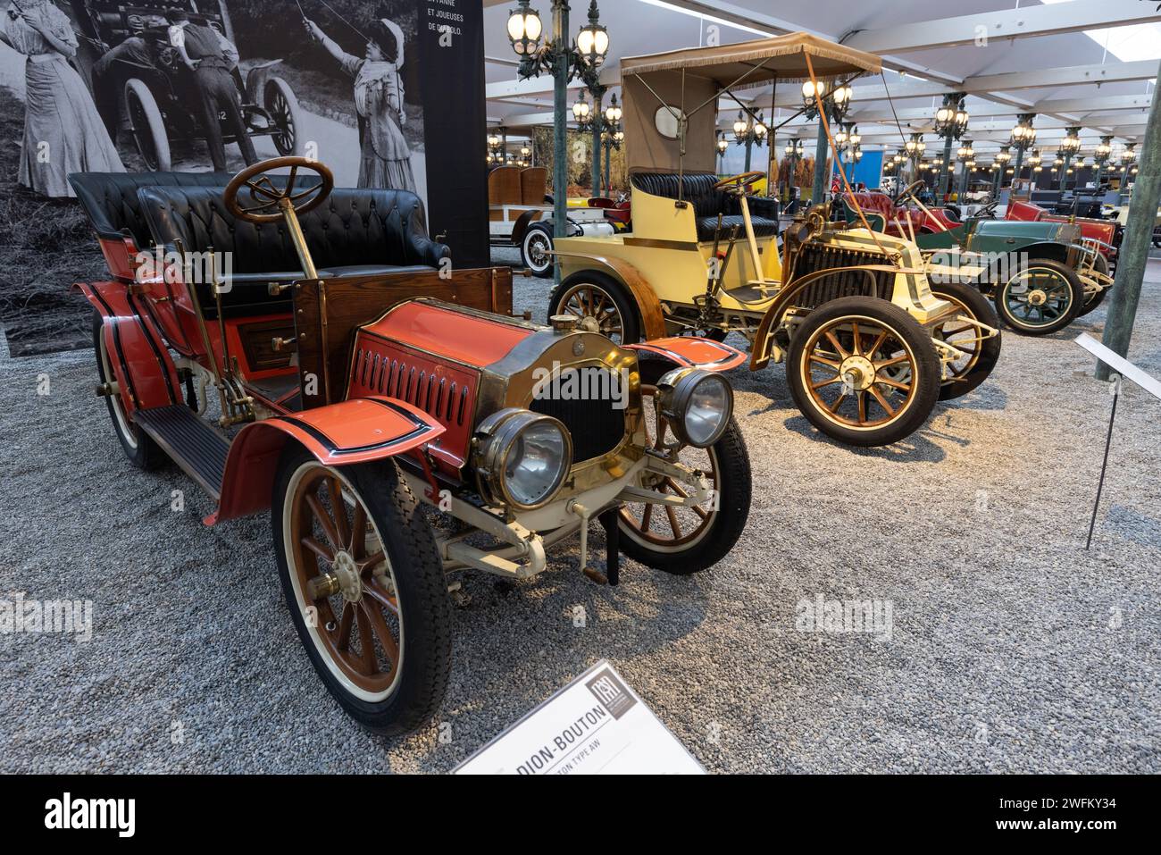 Vintage car collection in Musée National de l'Automobile, Collection ...