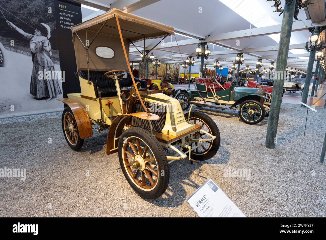 Vintage car collection in Musée National de l'Automobile, Collection ...