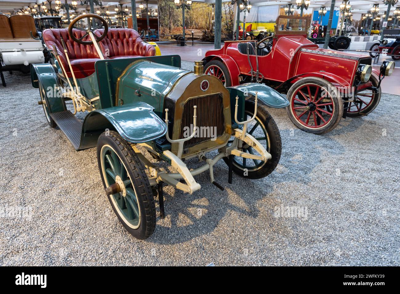 Vintage car collection in Musée National de l'Automobile, Collection ...